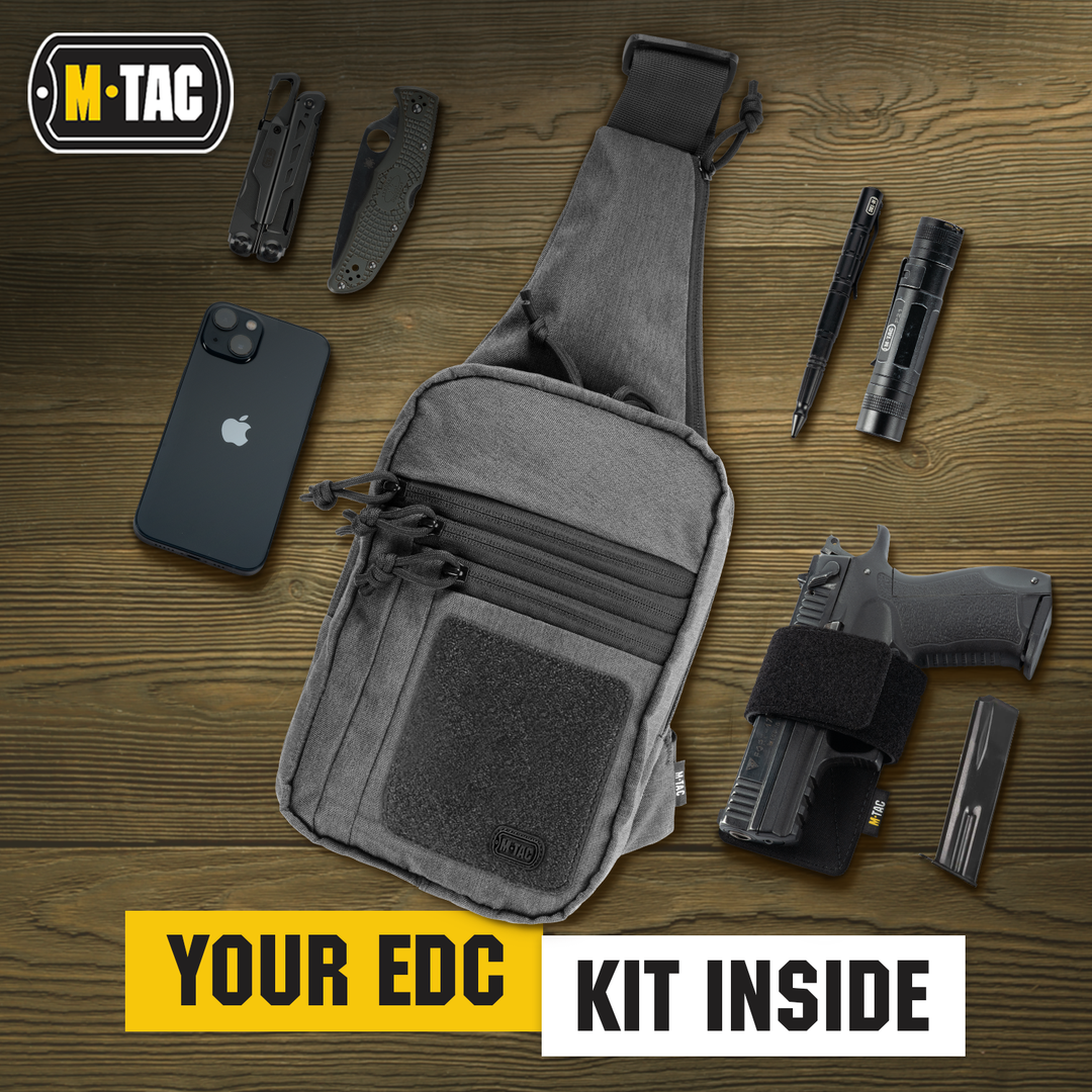 M-Tac Tactical Bag Shoulder Chest Pack with Sling & Loop Panel - M-TAC