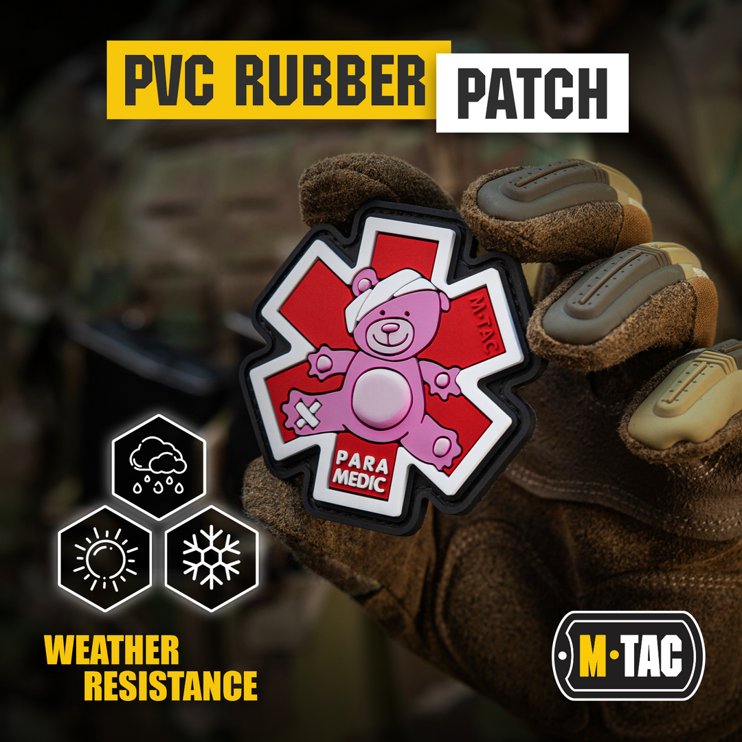 M-Tac Morale Patch Paramedic Bear PVC – M-TAC