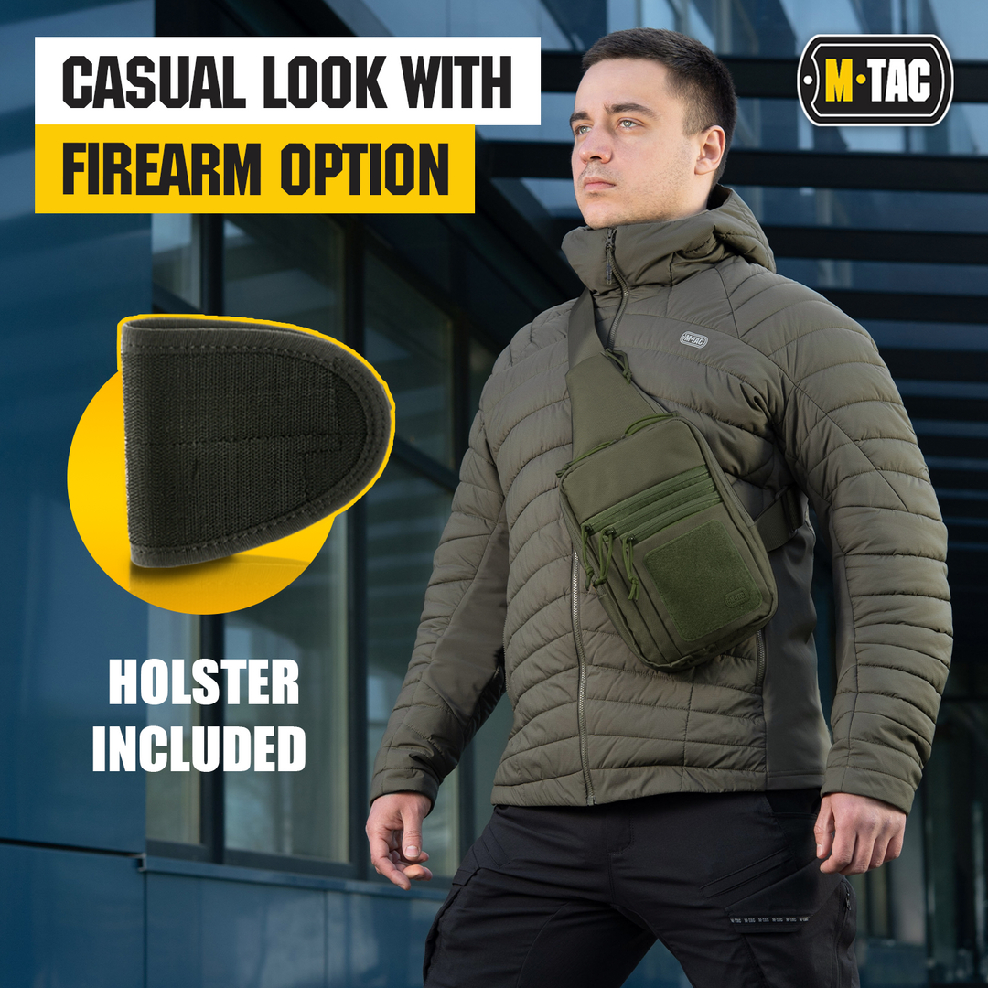 M-Tac Tactical Bag Shoulder Chest Pack with Sling and Loop Panel – M-TAC