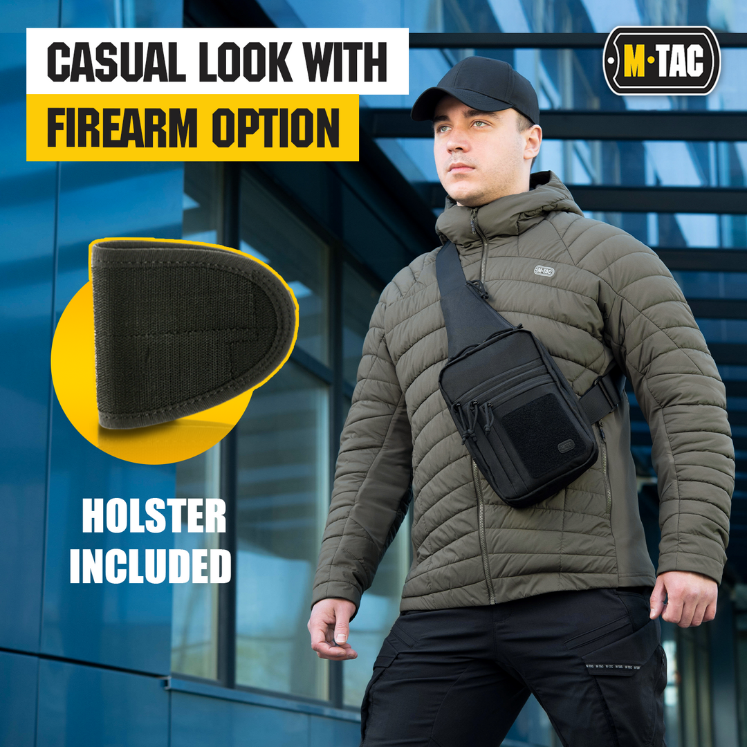 M-Tac Tactical Bag Shoulder Chest Pack with Sling and Loop Panel – M-TAC