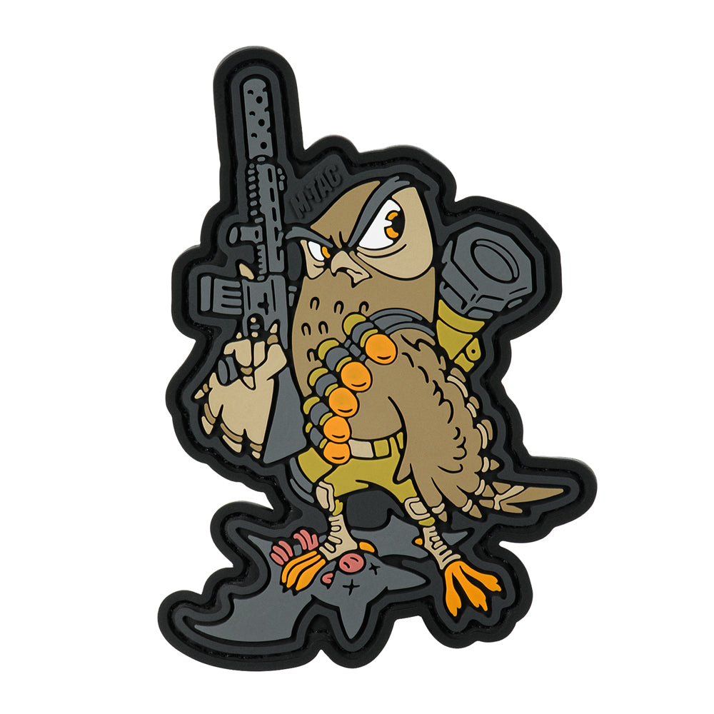 M-Tac Owl GUR Patch (PVC) | Ukrainian Military Intelligence Morale - M-Tac