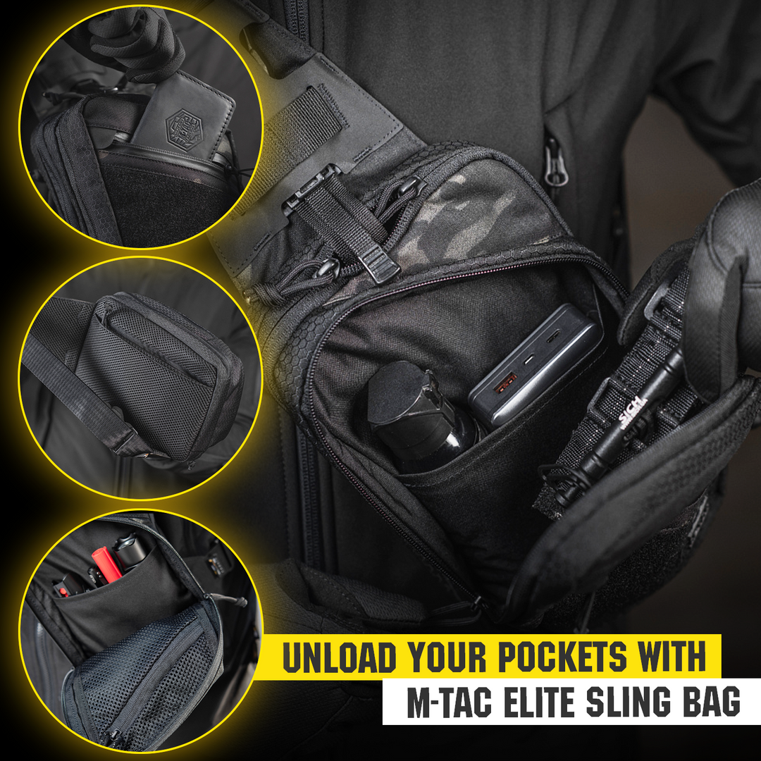 M-Tac Sling Pistol Bag with Loop Panel – M-TAC
