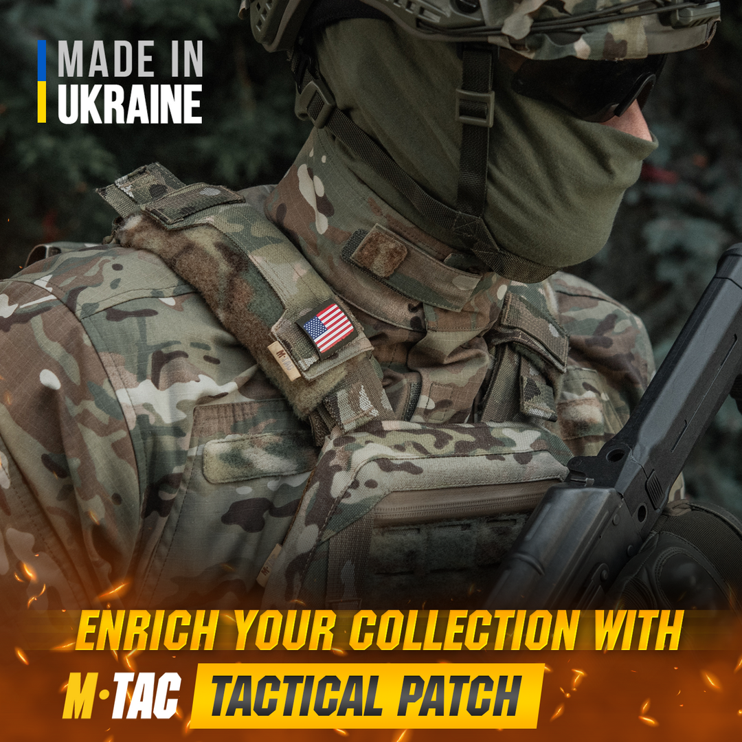 M-Tac Molle Morale Patch USA Flag - Tactical Military Badge – M-TAC