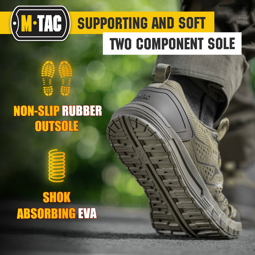 M-Tac Mesh Sneakers Summer Sport: Black, Coyote, Dark Olive Colors| M-TAC