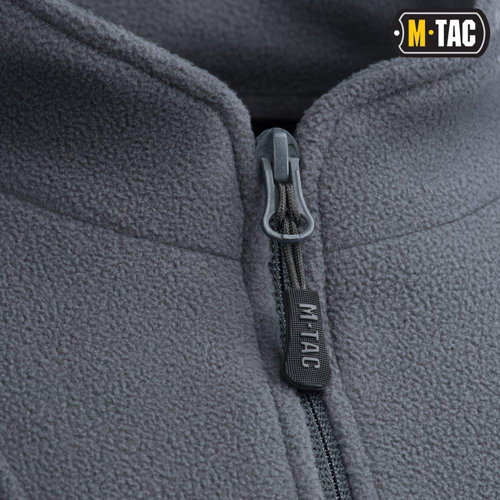 M-Tac Delta Fleece Lined Jacket Underwear Sweater Tactical Top 1/4 Zip ...