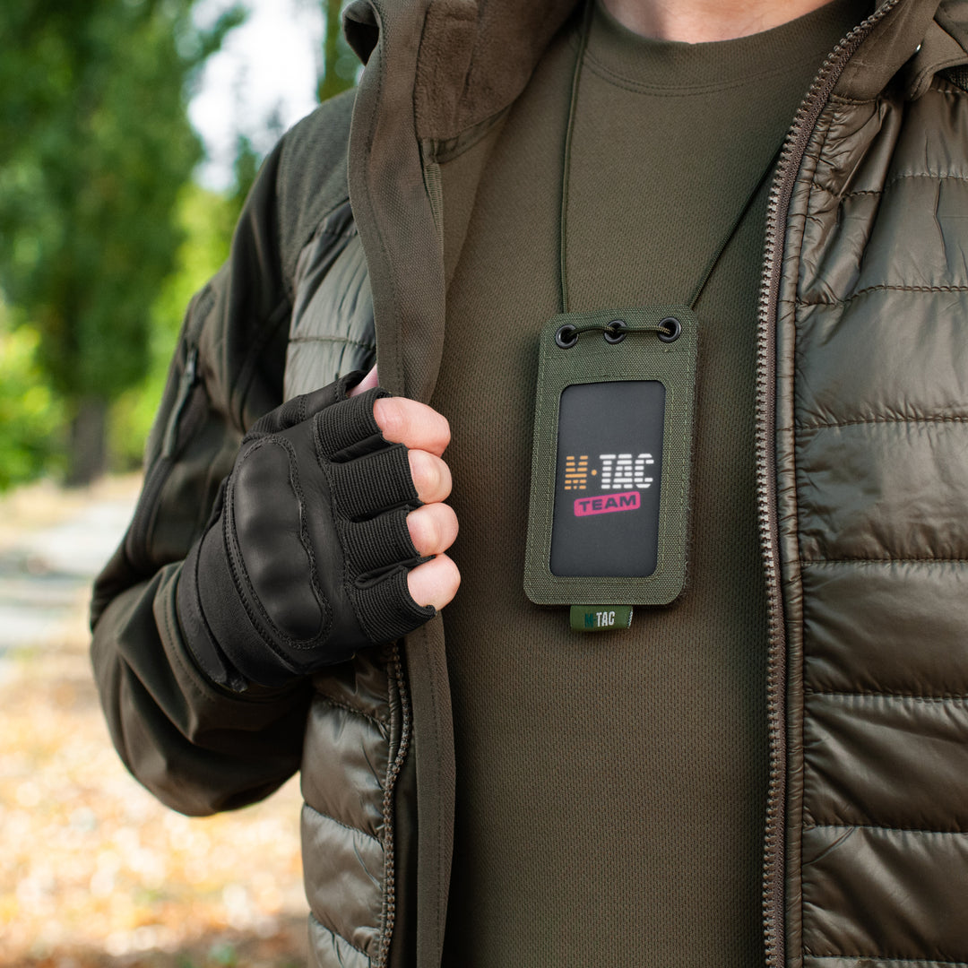 M-Tac Tactical Badge Holder Hanging ID Card Case Hook Surface Draw Cor ...